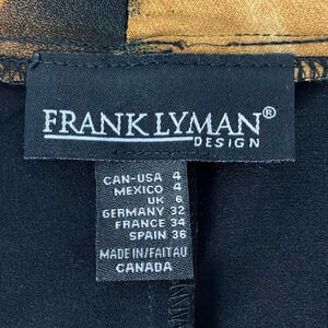 Frank Lyman Design | Jackets & Coats | Frank Lyman Jacket Size 4 Animal ...